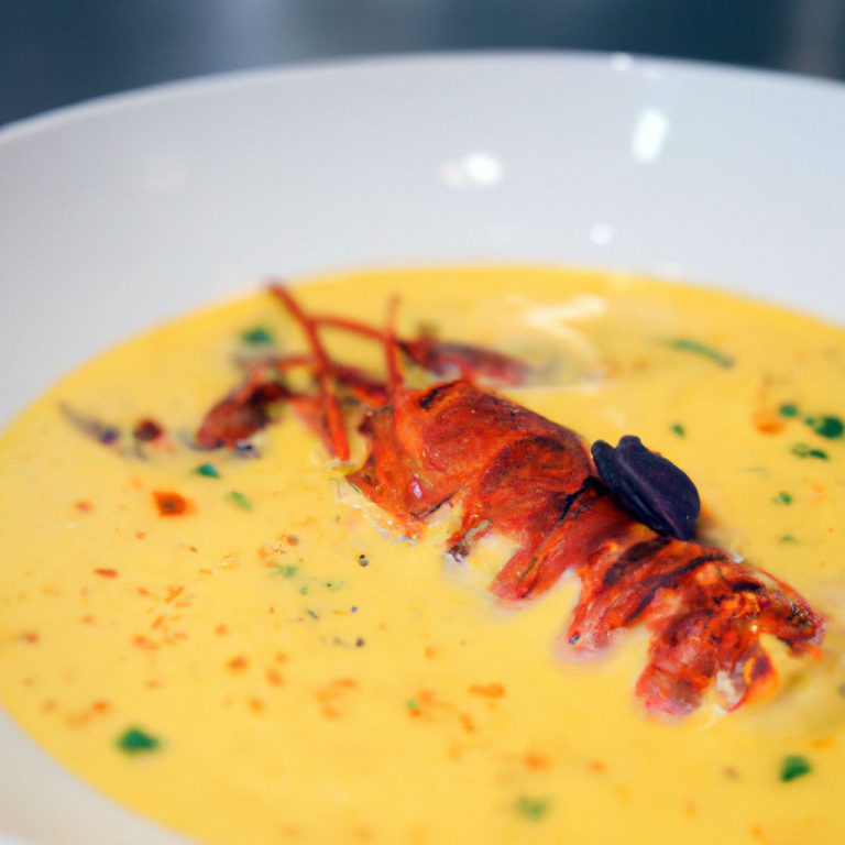 Exquisite Lobster Bisque with Saffron Infusion – Chef